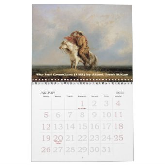 Vintage American West, Western Cowboys Calendar | Zazzle