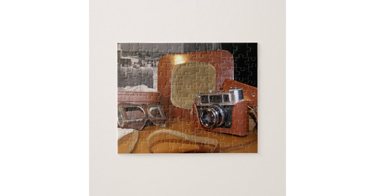 Vintage analog Camera Jigsaw Puzzle | Zazzle