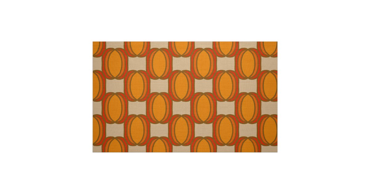 Vintage and Retro styled pattern fabric | Zazzle