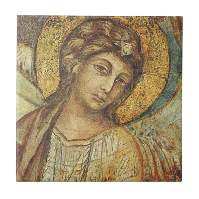 Vintage Angel Artwork Tile | Zazzle