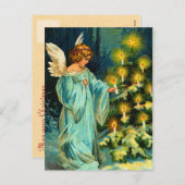 Vintage Angel Christmas Postcards | Zazzle