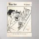 Vintage Angel Face Comic Strip Poster | Zazzle