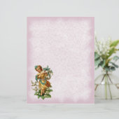 Vintage Angel Letterhead Stationery | Zazzle