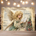 Vintage Angel Music Notes Christmas | Zazzle