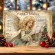 Vintage Angel Music Notes Christmas | Zazzle