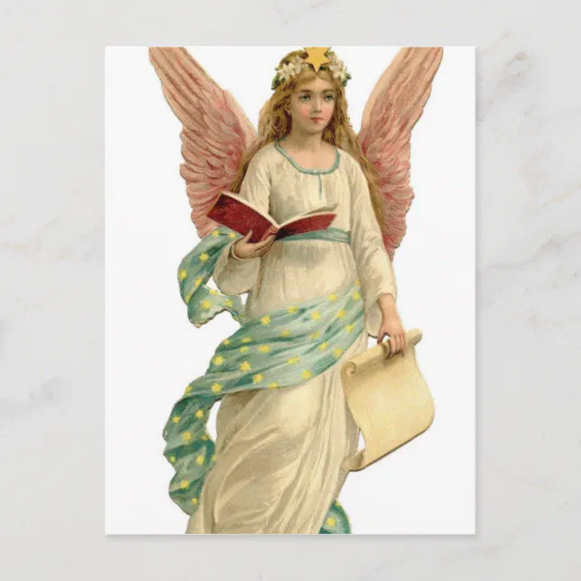 Vintage Angel Postcard | Zazzle
