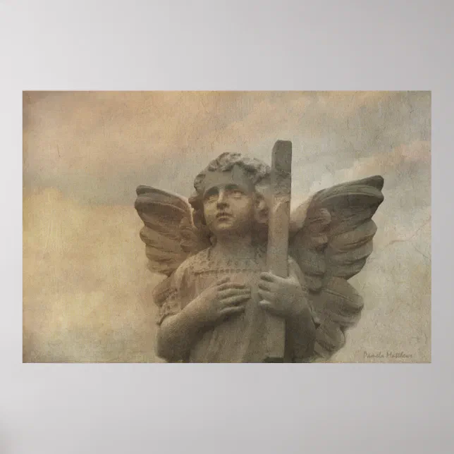 Vintage Angel Poster | Zazzle