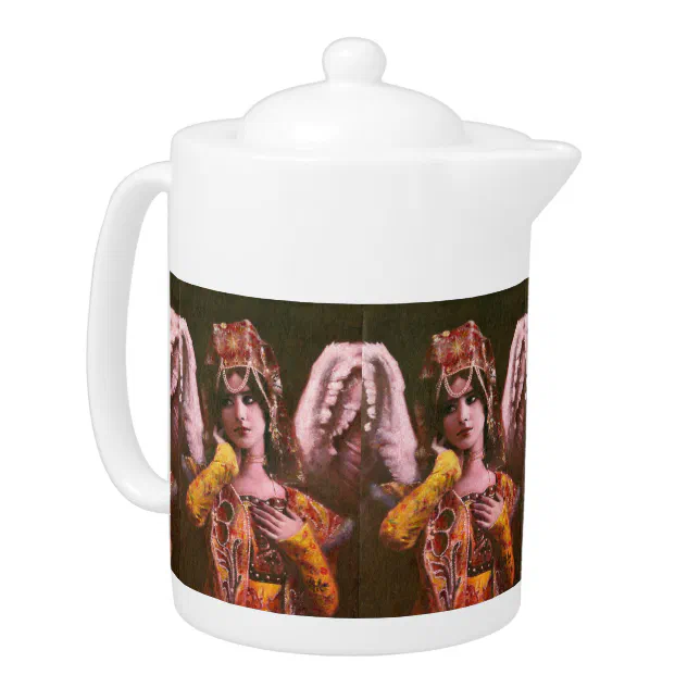 Vintage Angel Teapot | Zazzle
