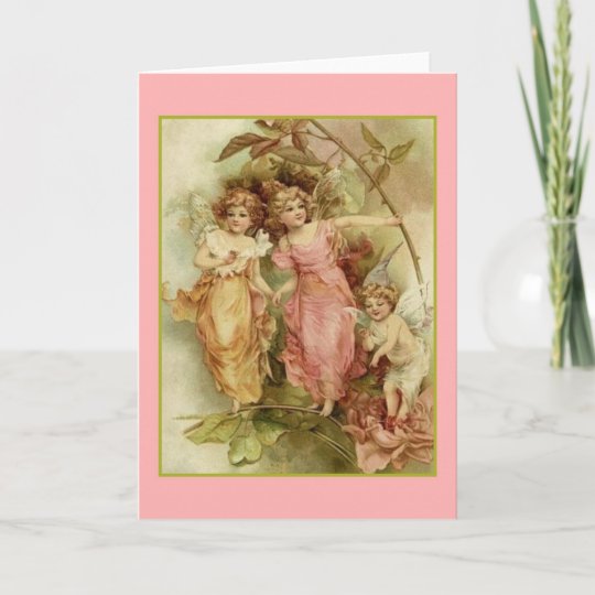 Vintage Angels Note Card | Zazzle.com