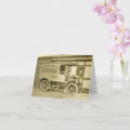 Vintage Antique Allfather Candy Co Truck Notecard | Zazzle