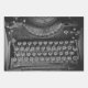 Vintage Antique Black And White Typewriter Wrapping Paper Sheets | Zazzle