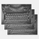 Vintage Antique Black And White Typewriter Wrapping Paper Sheets | Zazzle