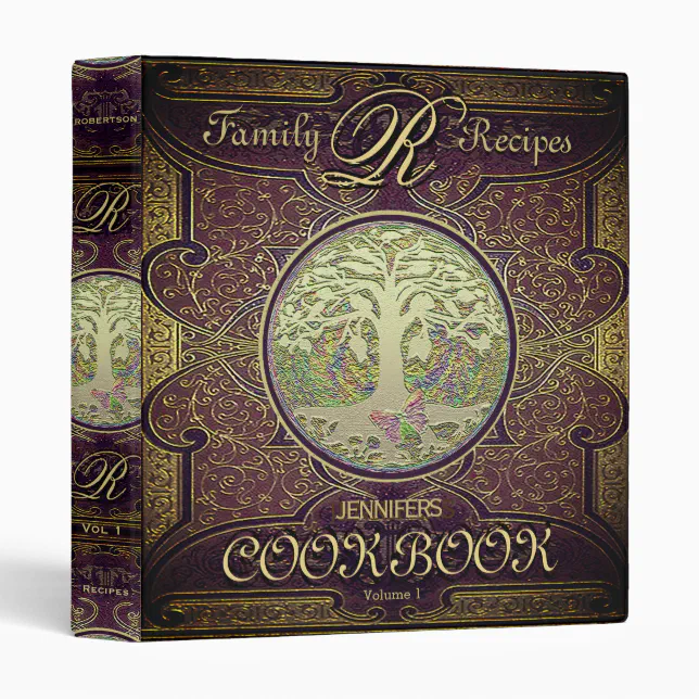 Vintage Antique Cookbook Binder | Zazzle
