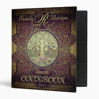 Vintage Antique Cookbook Binder | Zazzle