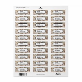 Vintage Antique Old World Map Design Faded Print Label | Zazzle