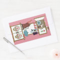 Vintage Antique Retro Kitchen Stove Coffee Pot Rectangular Sticker | Zazzle