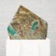 Vintage Antique Teal Brown Abstract Church Windows Tissue Paper | Zazzle
