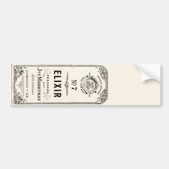 Vintage Apothecary Elixir Label | Zazzle.com