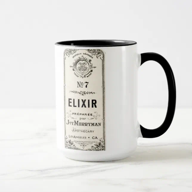 Vintage Apothecary Elixir Label Mug | Zazzle