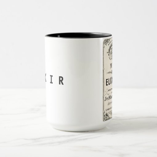 Vintage Apothecary Elixir Label Mug | Zazzle