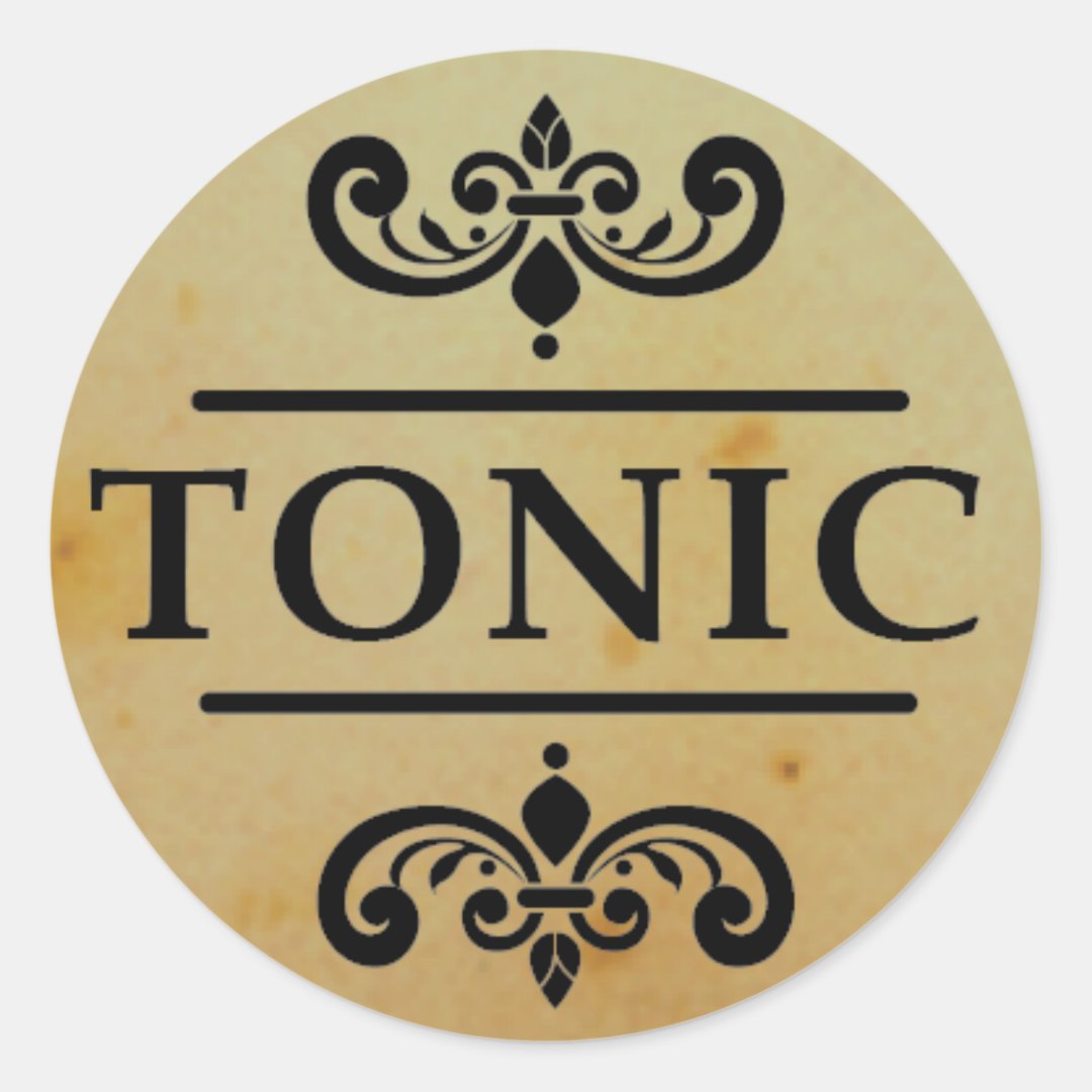 Vintage Apothecary Tonic Bottle Halloween Stickers | Zazzle