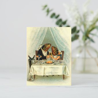 Vintage April Fish Romance, April Fools Day Postcard | Zazzle