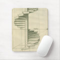 Vintage Architectural Stairs, Spiral Staircase Mouse Pad | Zazzle
