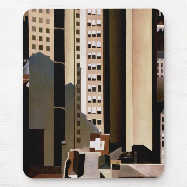 Vintage Architecture, Skyscrapers by Sheeler, 1922 Mouse Pad | Zazzle