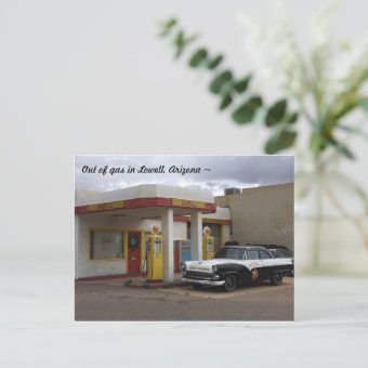 Vintage Arizona Gas Station Postcard | Zazzle