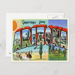 Vintage Arizona Postcard | Zazzle