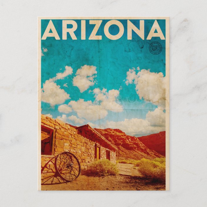 Vintage Arizona Travel Postcard | Zazzle.com