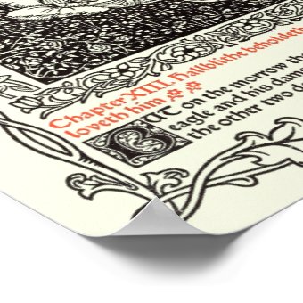 Vintage Art by Walter Crane for Kelmscott Press Poster | Zazzle
