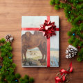 Vintage art camel wrapping paper | Zazzle