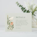 Vintage Art Deco Details Enclosure Card | Zazzle