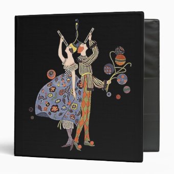 Vintage Art Deco Party Pictures Binder | Zazzle