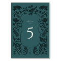 Vintage Art Deco Table Number Card | Zazzle
