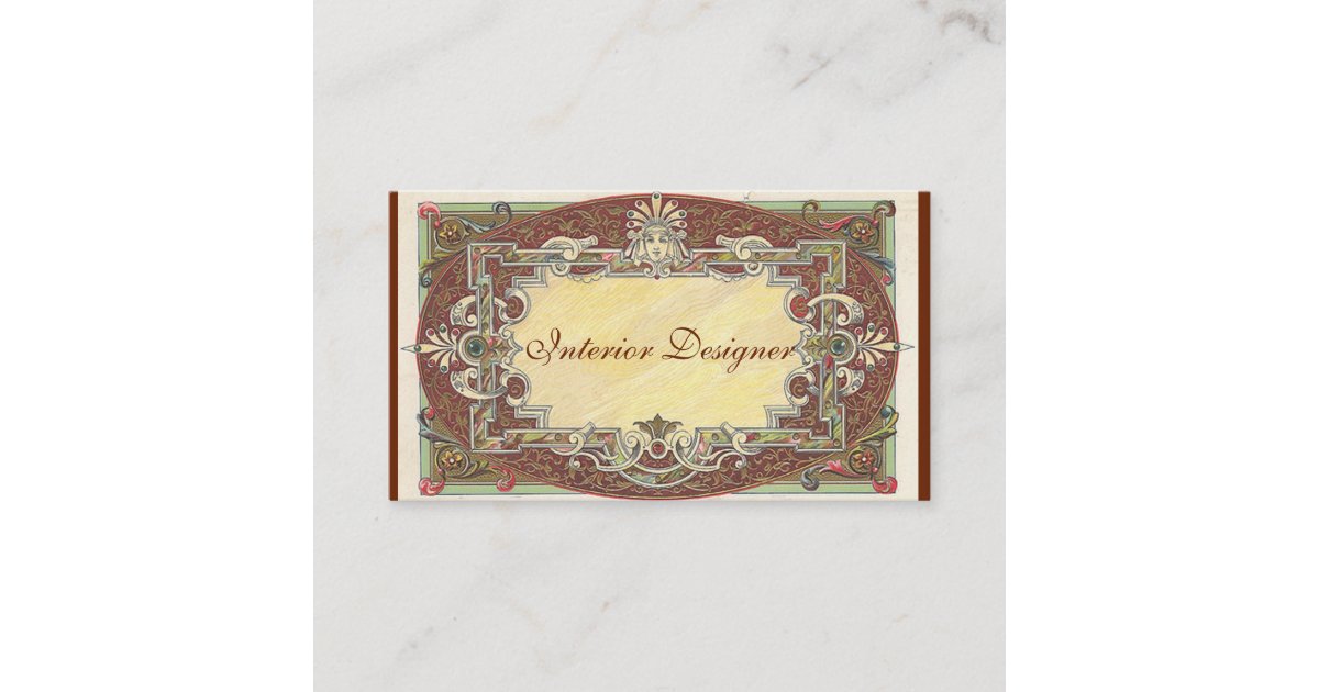 Vintage, Art Deco, Victorian, Business Card | Zazzle