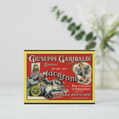 Vintage Art Macaroni Label Poster Postcard | Zazzle