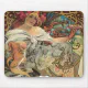 Vintage Art Nouveau, Biscuits by Alphonse Mucha Mouse Pad | Zazzle