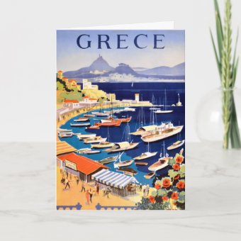 Vintage Athens Greece Travel Postcard | Zazzle