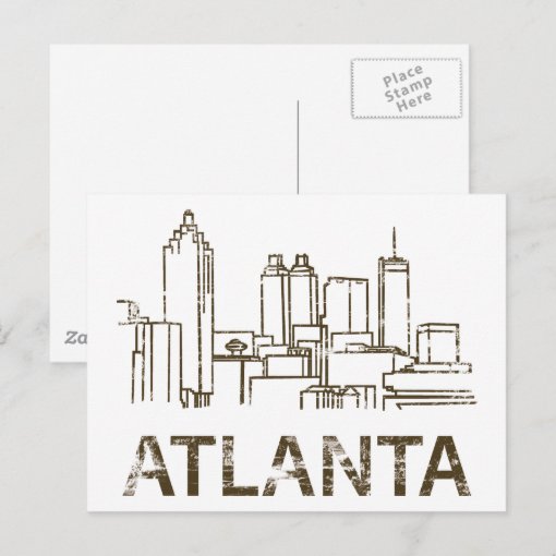 Vintage Atlanta Postcard | Zazzle