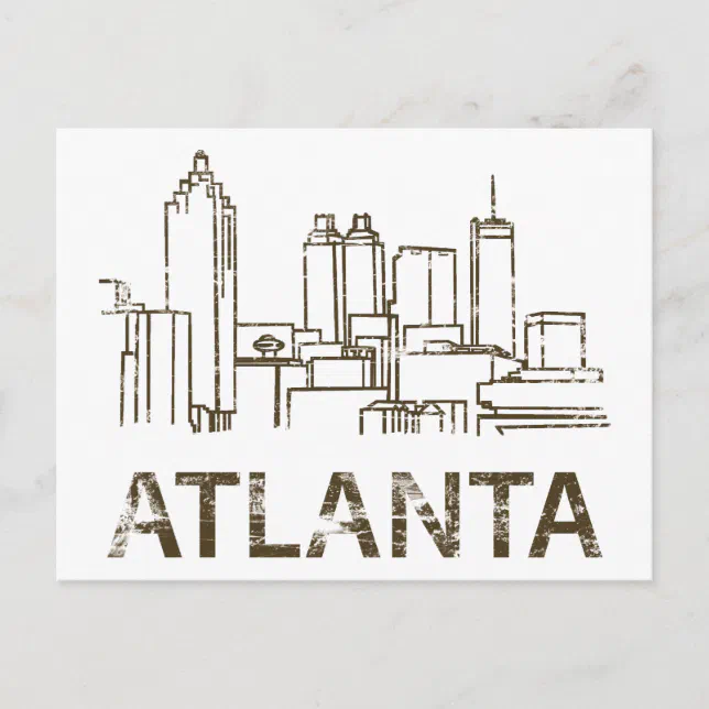 Vintage Atlanta Postcard | Zazzle