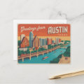 Vintage Austin Postcard | Greetings from Austin | Zazzle