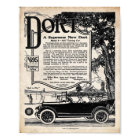 Vintage Automobile Sign - Dort Motor Car 1916 | Zazzle
