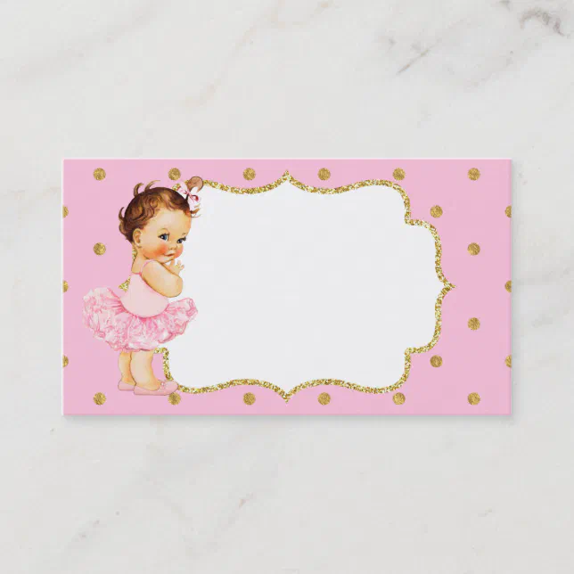 Vintage Baby Girl Princess Business Card | Zazzle