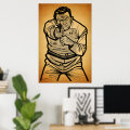 Vintage Bad Guy Target Poster | Zazzle