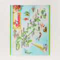 Vintage Bahama Islands Map Jigsaw Puzzle | Zazzle