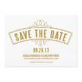 VINTAGE BANNER | SAVE THE DATE ANNOUNCEMENT | Zazzle