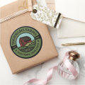 Vintage Barn ADD NAME Country Farm Crops Farmer Classic Round Sticker ...