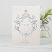 Vintage Baroque Wedding Invitation | Zazzle